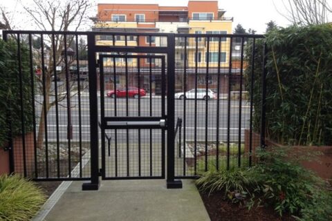 Push to Exit Ped Gate - Automated Gates and Equipment