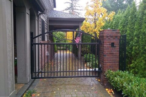 Arched Single Swing Gate - Automated Gates and Equipment