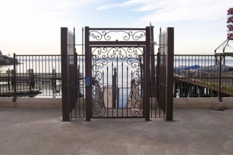 Custom Dock Access Gate - Automated Gates and Equipment