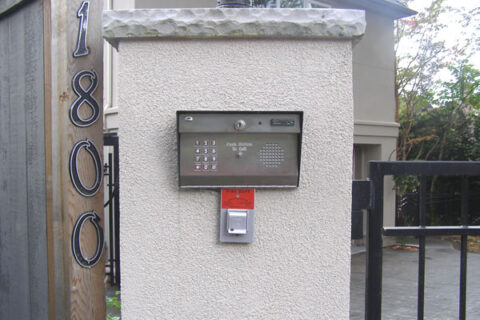 Column Mounted Telephone Entry System - Automated Gates and Equipment