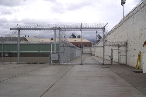 Iron Slide Gate with Chain Link - Automated Gates and Equipment